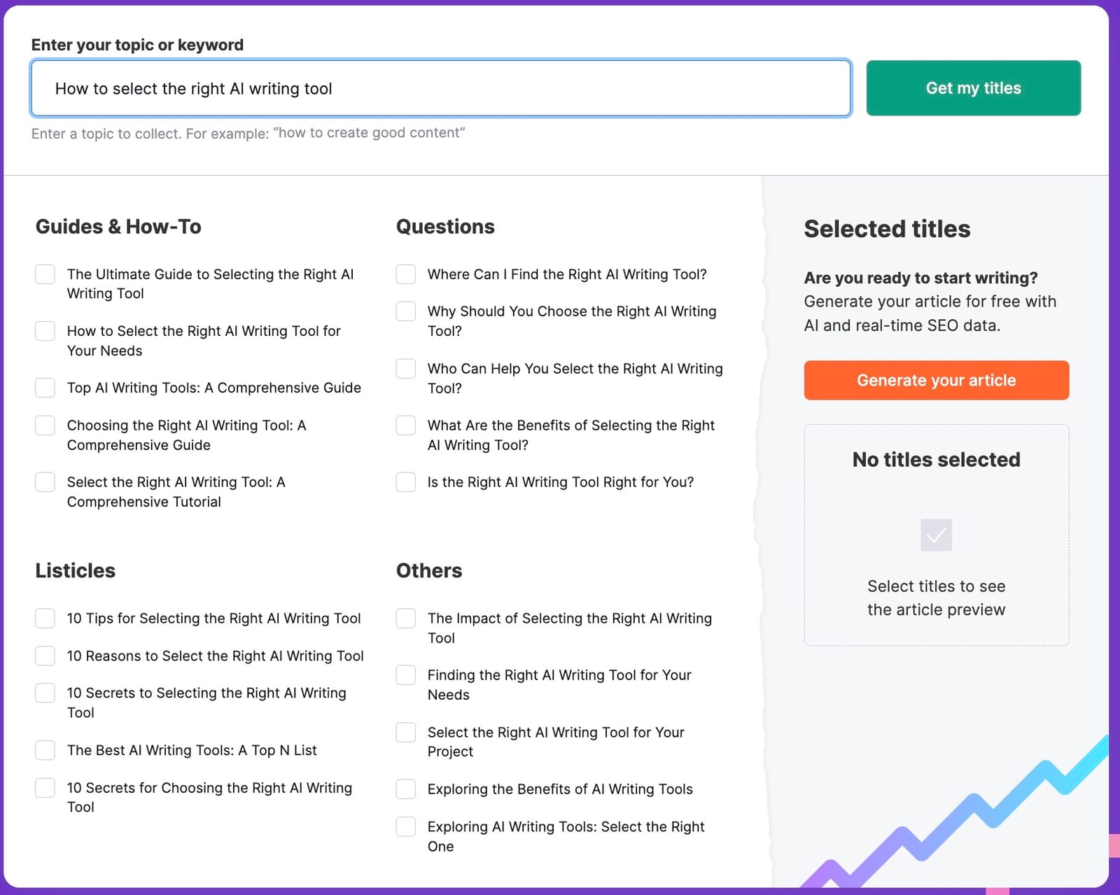 Unlock the Power of AI Title Generators